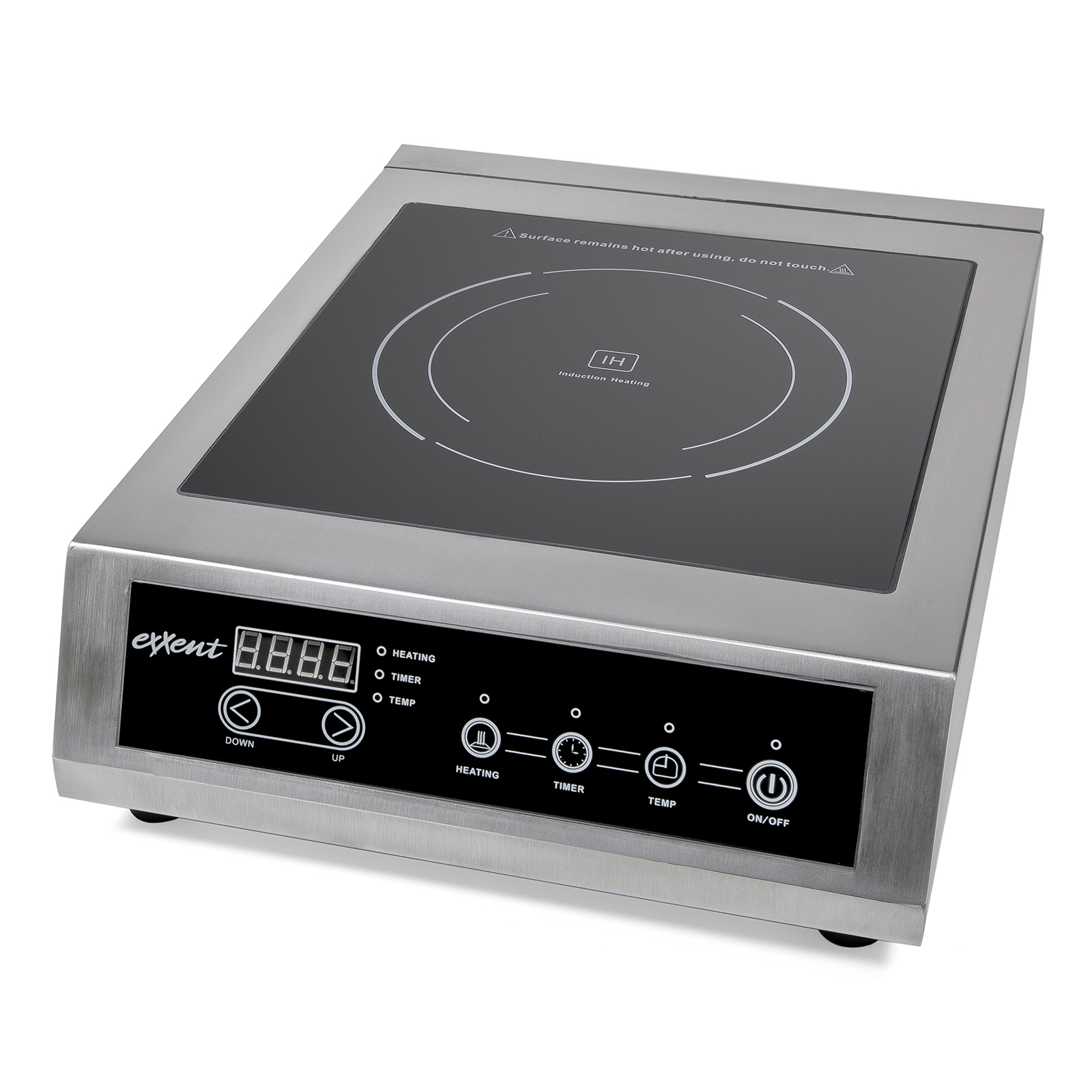 Varmeplate induksjon, rustfritt